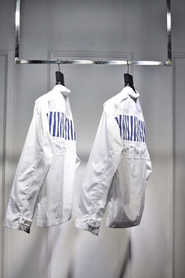 Indie Designs Back Striped White Cotton Classic Shirt – Indie Designs ...