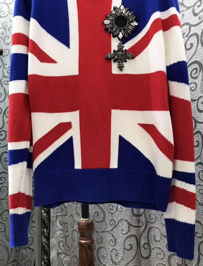 Indie Designs Union Jack Wool Sweater – Indie Designs Clothing