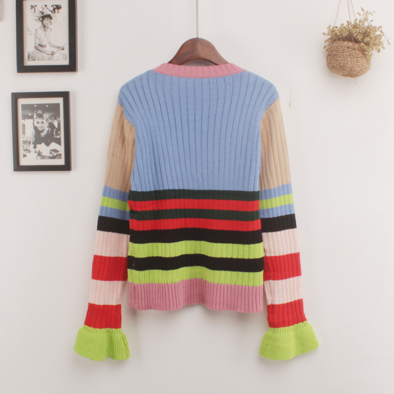 Indie Designs Striped Wool and Cashmere Sweater – Indie Designs Clothing
