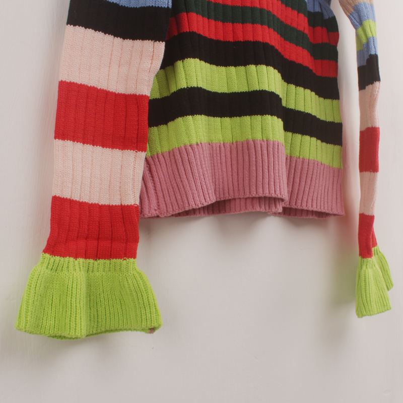 Indie Designs Striped Wool and Cashmere Sweater – Indie Designs Clothing