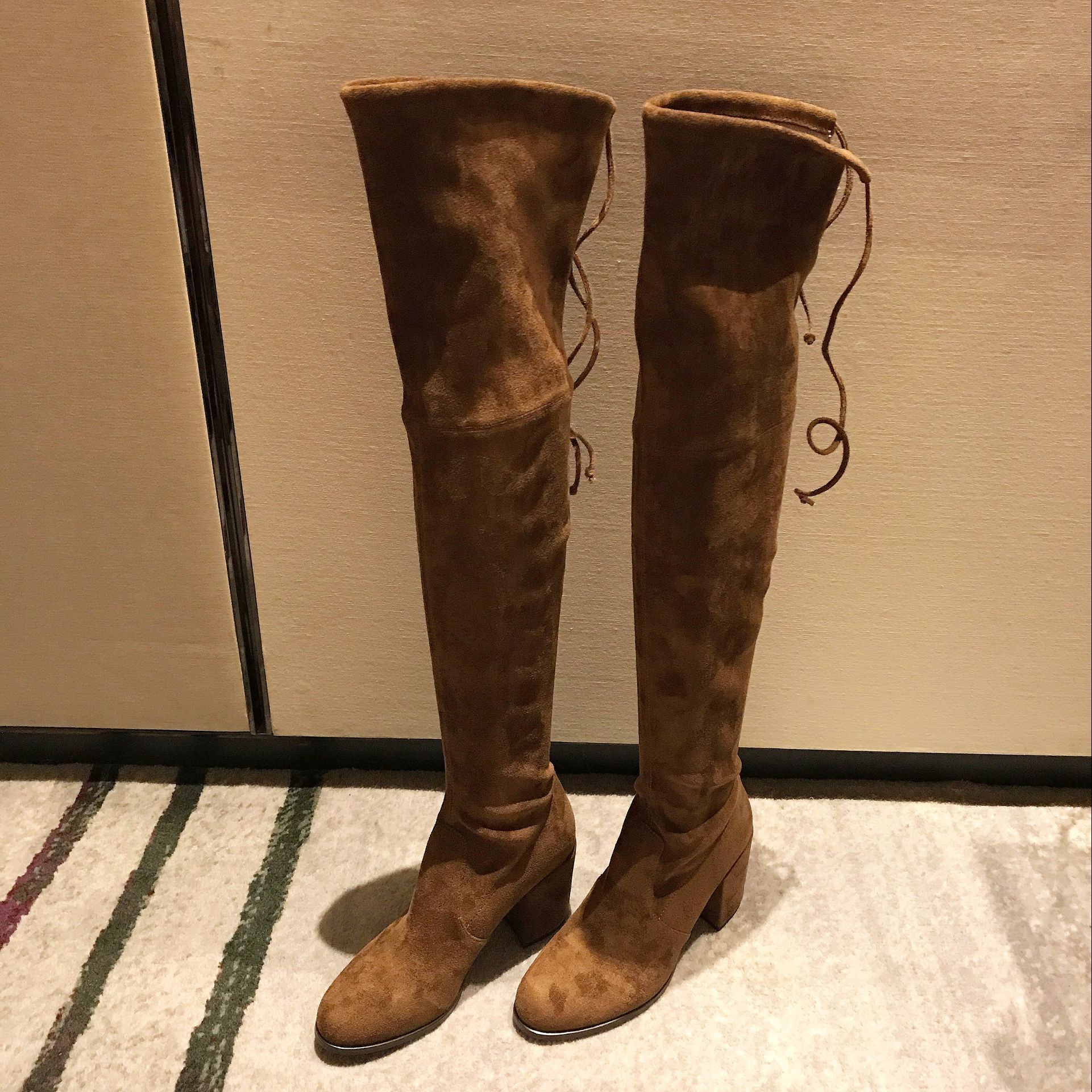 Indie Designs Tieland Over-the-Knee Suede Leather Boots – Indie Designs ...