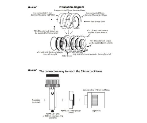 Askar 5 In 1 M54 Filter Drawer – Optical Universe Scientific - Your ...