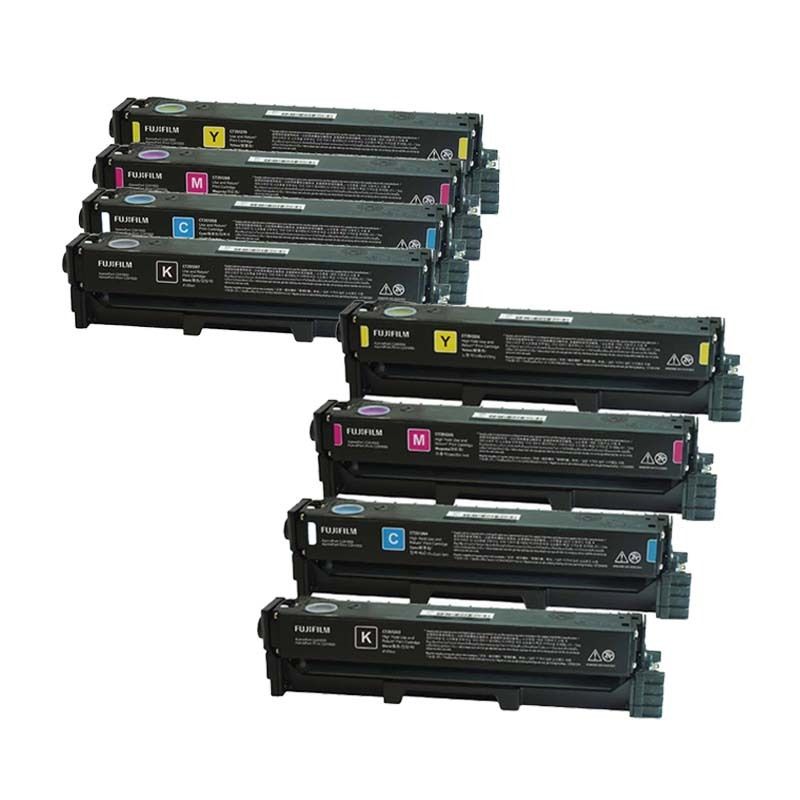 FUJIFILM CT351263/CT351264/CT351265/CT351266/CT351267~270 原廠黑彩標準/高容量碳粉匣 ...