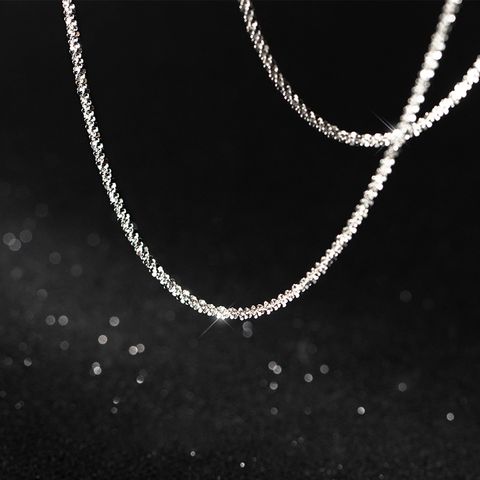 2 Ways Sparky Starry Chain Pull-through Choker/Necklace – Lè Silber Co ...