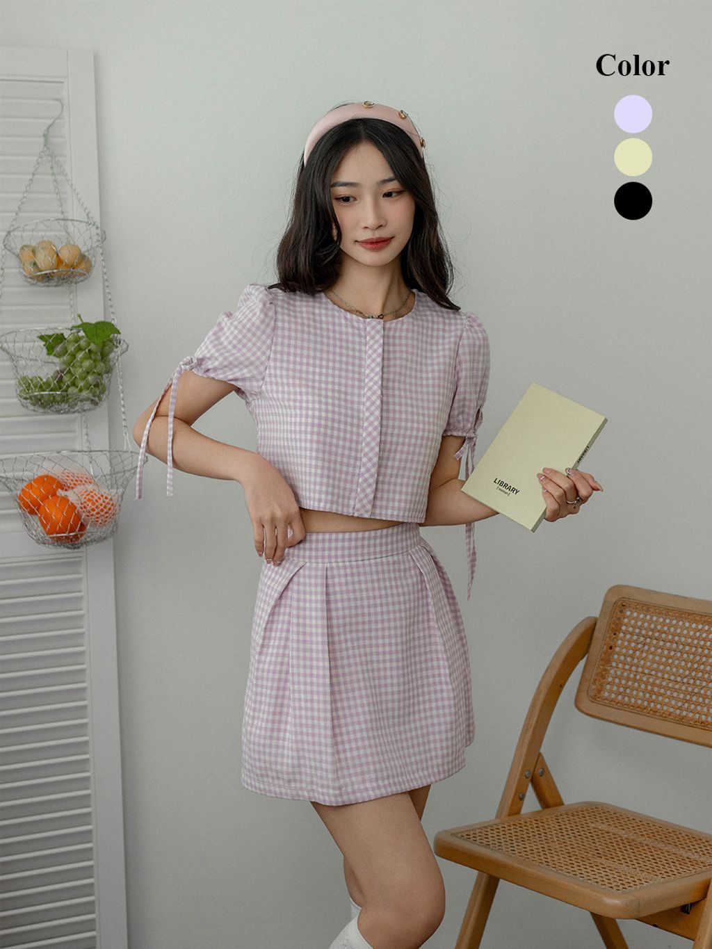 Chloé Plaid Set – Memories Clothing | Malaysia Online Fashion Store