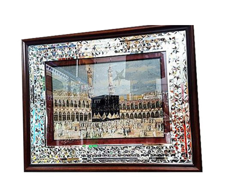 GELAREH Islamic Art Frame - Kaabah Size : 105 x 134 cm – Gelareh Store
