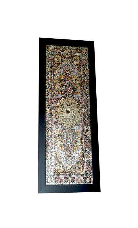 GELAREH Framed Embroidery Art Fabric – Gelareh - Affordable Wall ...