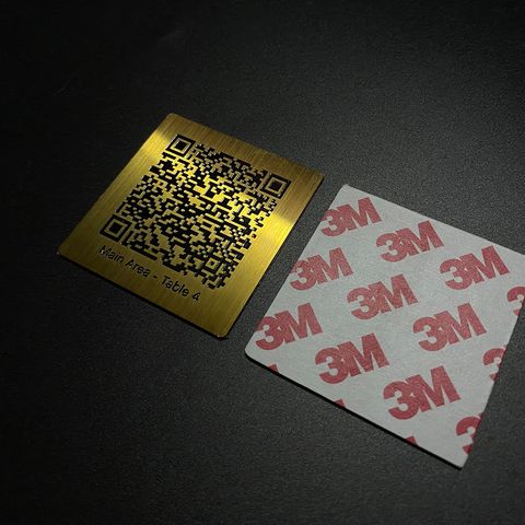 QR Menu Metal Display (Custom) – WeMake (Singapore)