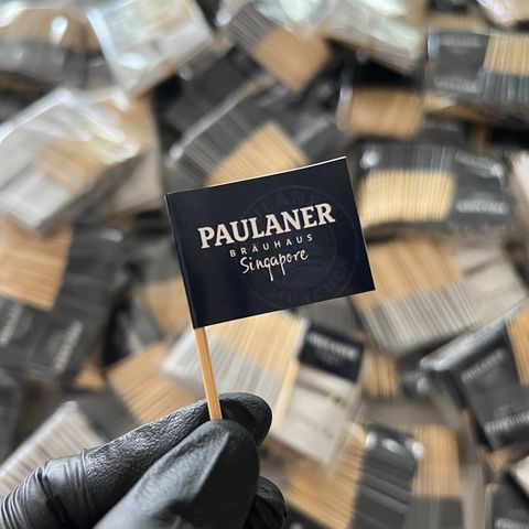 Custom Food Flag Label – WeMake (Singapore)