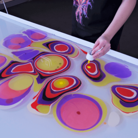 Water Marbling Art Station – WeMake (Singapore)