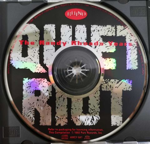 (Used) QUIET RIOT The Randy Rhoads Years (JAPAN PRESS) CD – Rock At Large