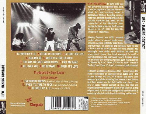 (Used) UFO Making Contact CD (Reissue, Remastered) – Rock At Large