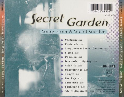 (Used) SECRET GARDEN Songs From A Secret Garden CD – Rock At Large