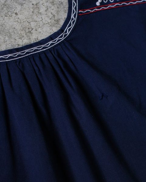 1980's Germany Folk Smock / 1980's 德國傳統罩衫 – 虫洞 - vintage and select shop