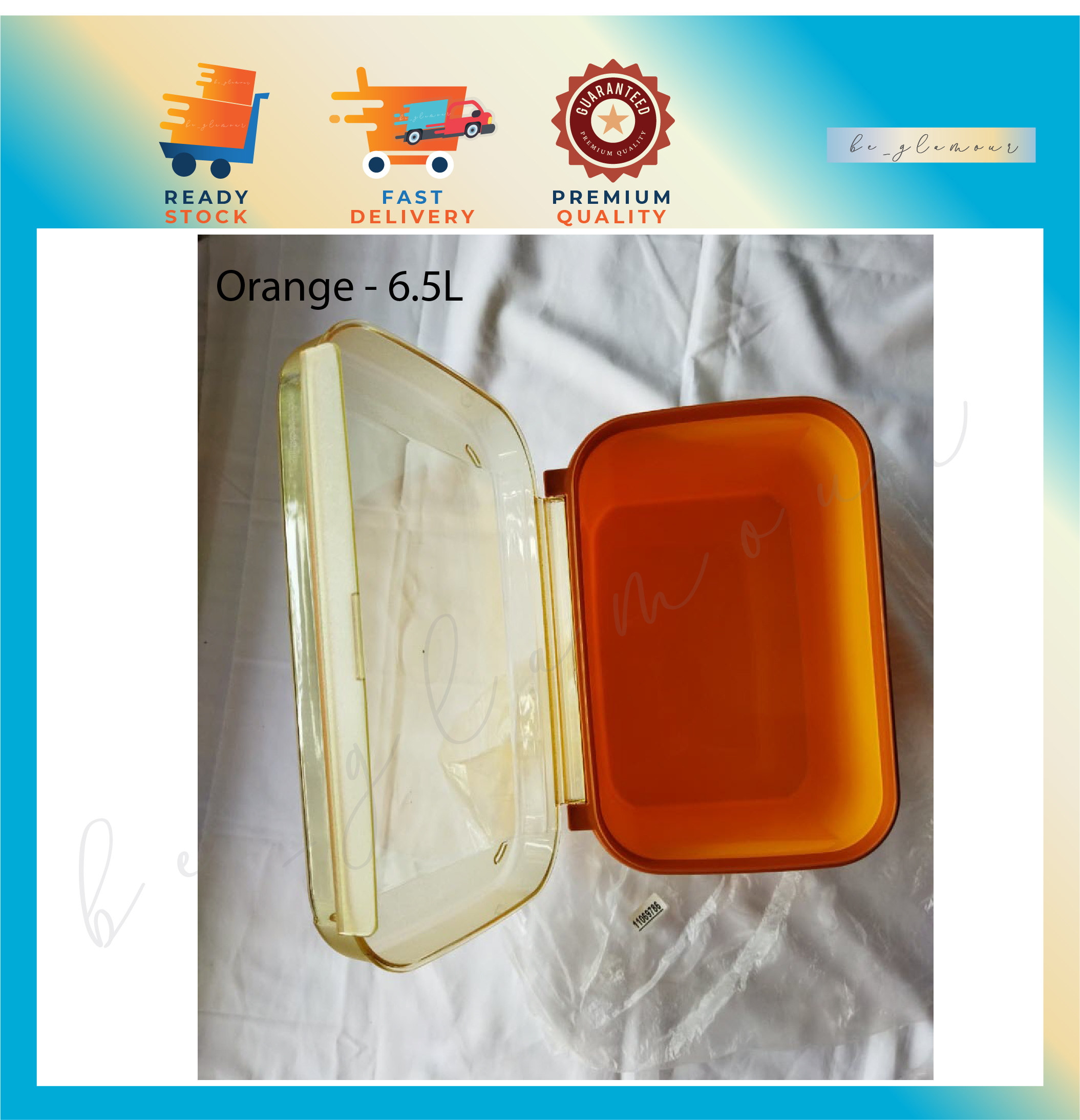 Tupperware Ezy Keeper Signature Square 1.2L 2.6L 4L 5.5L 6.5L Flip Top ...