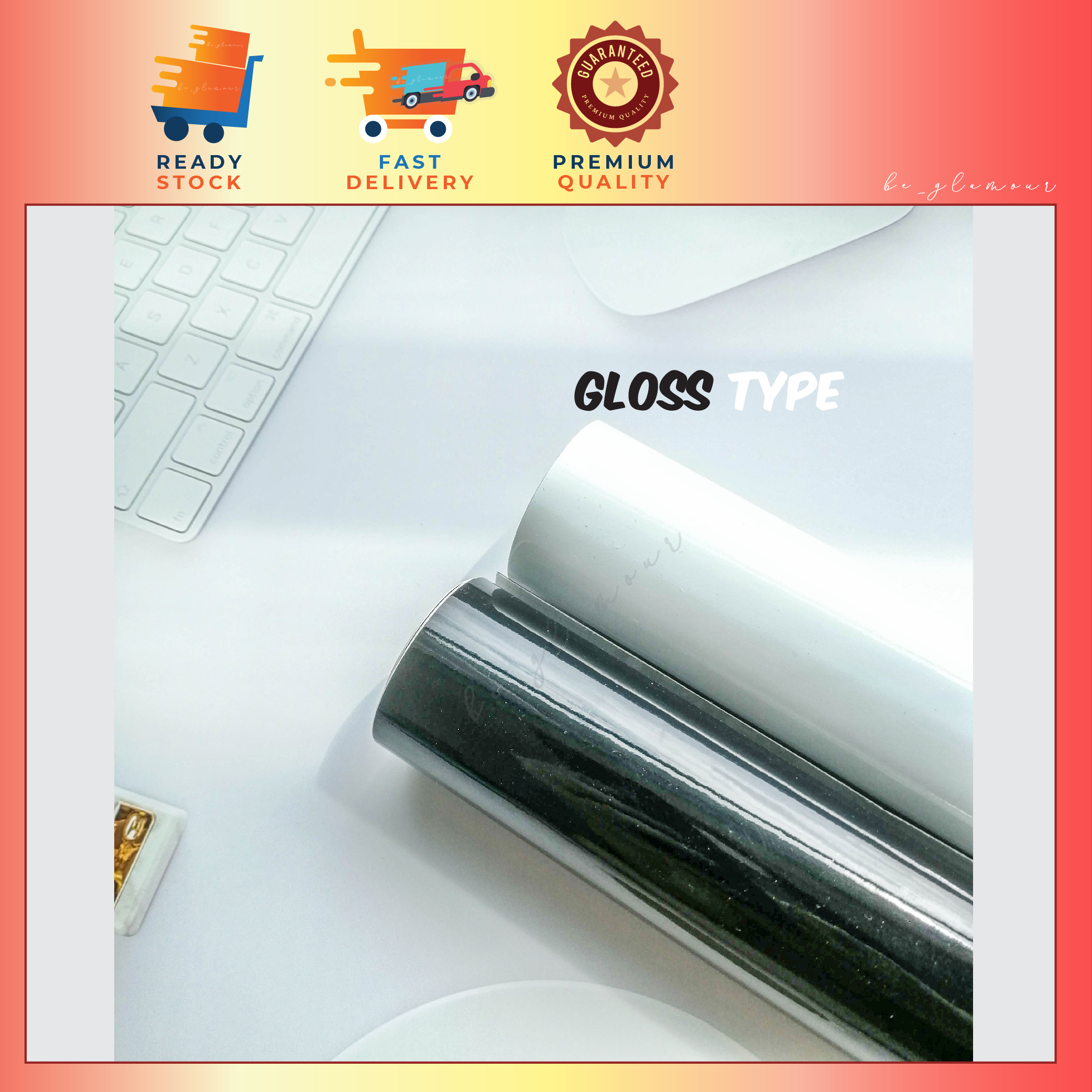 Mission Winnow Logo sticker Reflective ferrari Stiker racing Kereta ...