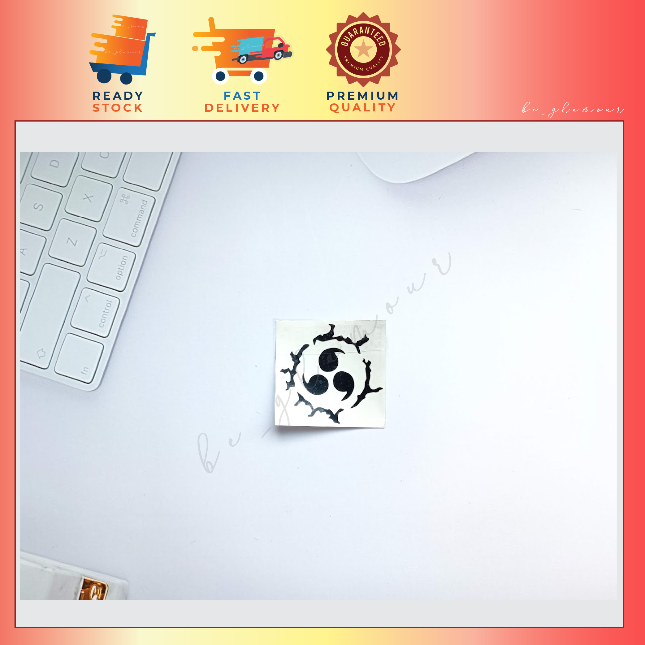 Orochimaru Curse Mark sticker reflective sasuke Cursed Seal of Heaven ...