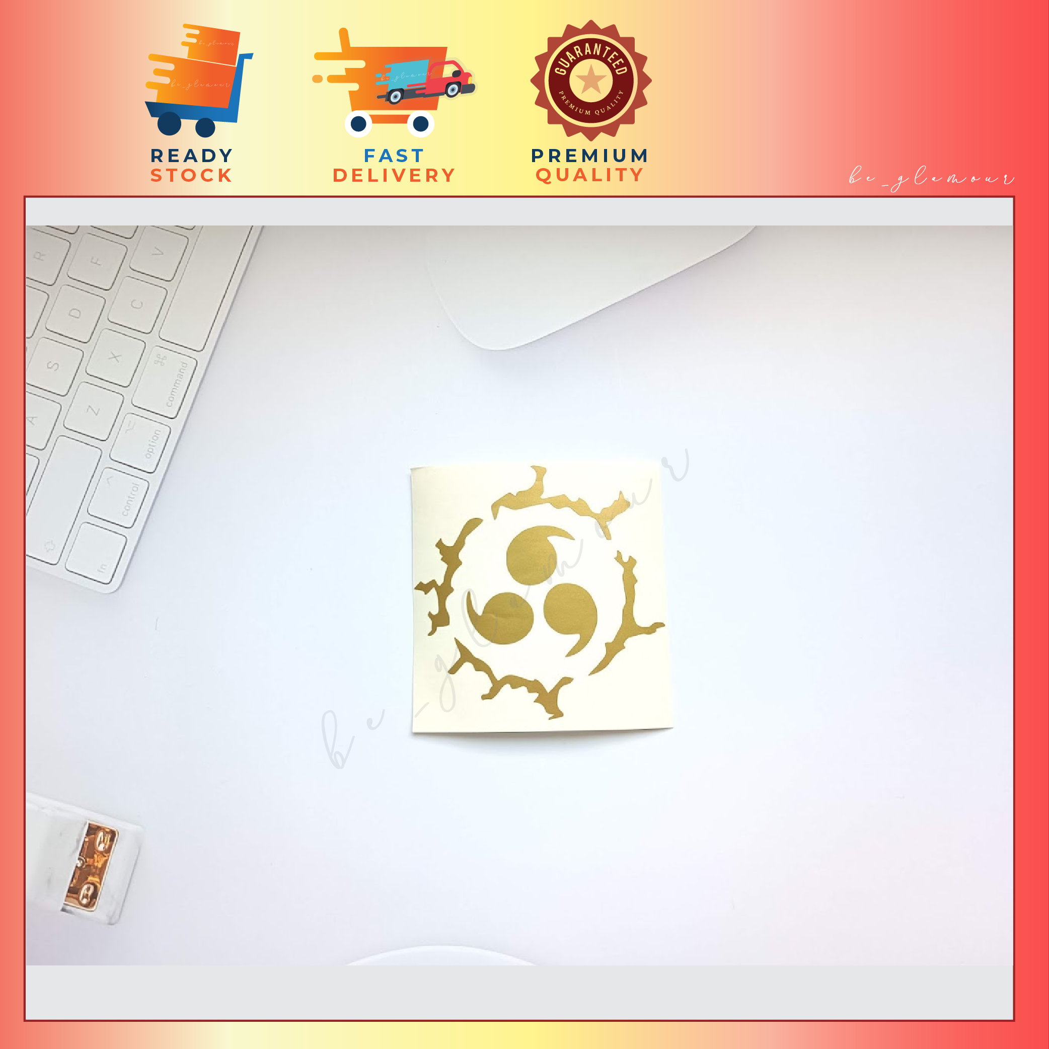 Orochimaru Curse Mark sticker reflective sasuke Cursed Seal of Heaven ...