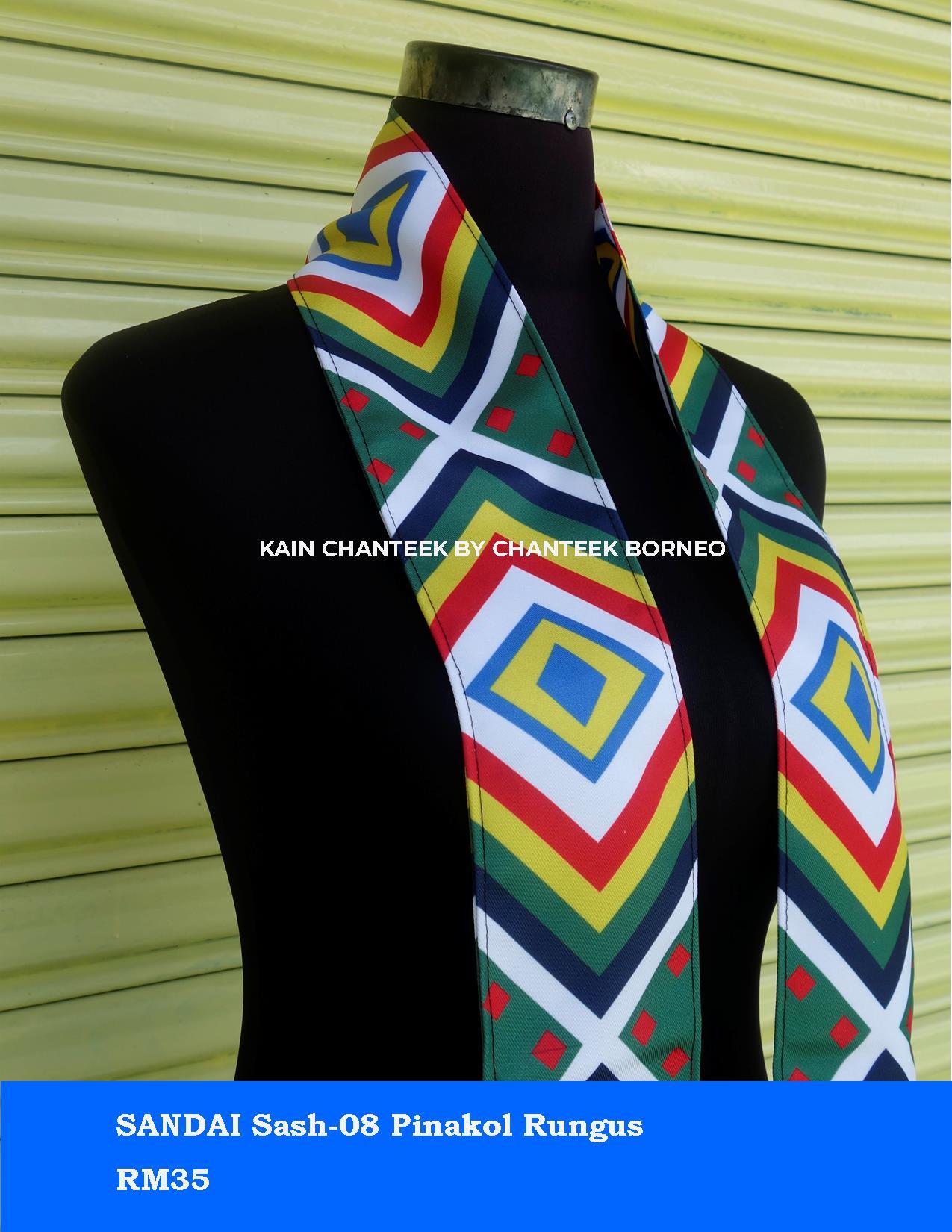 SANDAI Sash-08 Inspirasi Pinakol Rungus – Chanteek Borneo eShop