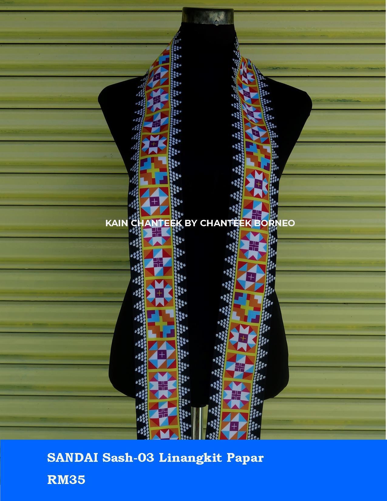 SASH - KADAZANDUSUN DESIGN – Chanteek Borneo eShop