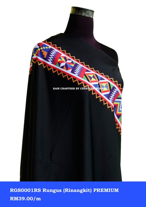 Kain Ela RUNGUS – Chanteek Borneo eShop