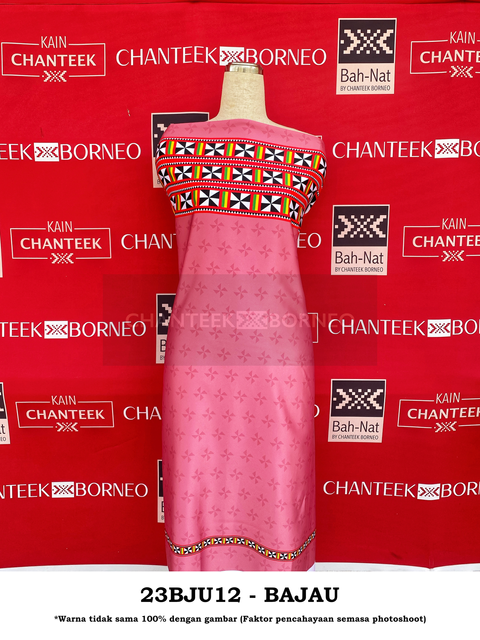 23BJU12 Bajau PREMIUM (Dusty Pink) – Chanteek Borneo eShop