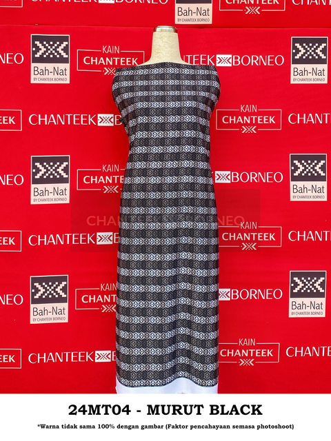 24MT04 Murut PREMIUM (Black) – Chanteek Borneo eShop