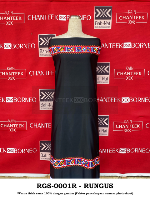 RGS-0001R - Rungus (Rinangkit Pattern) PREMIUM – Chanteek Borneo eShop