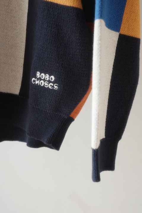 Bobo Choses - Multicolor Tiles jumper . 2-3y. 4-5y – 木 吉。