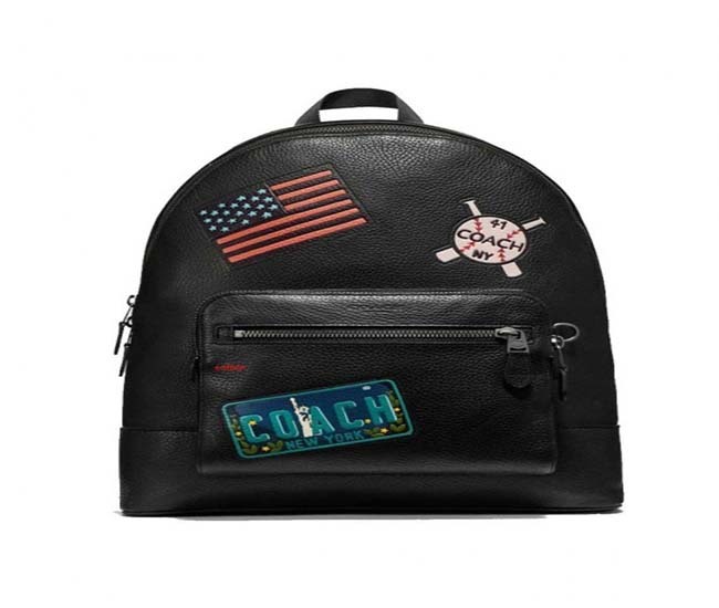 COACH WEST BACKPACK WITH AMERICAN DREAMING PATCHES