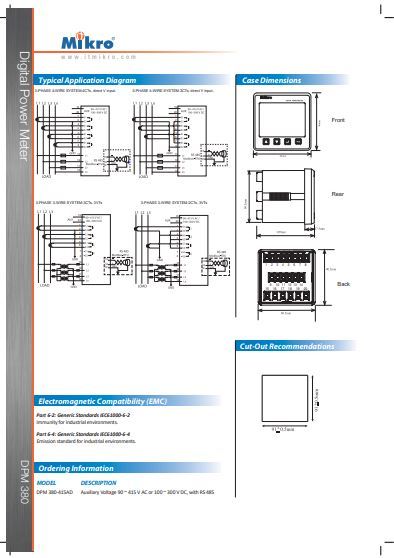 MIKRO DPM380 Digital Power Meter – Synetric Shop