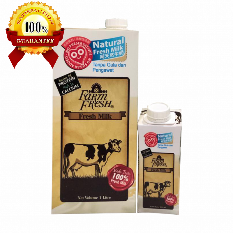 1/2 Carton - FARM FRESH UHT FRESH MILK (6 x 1Litre) – Taste U Foodstuff ...