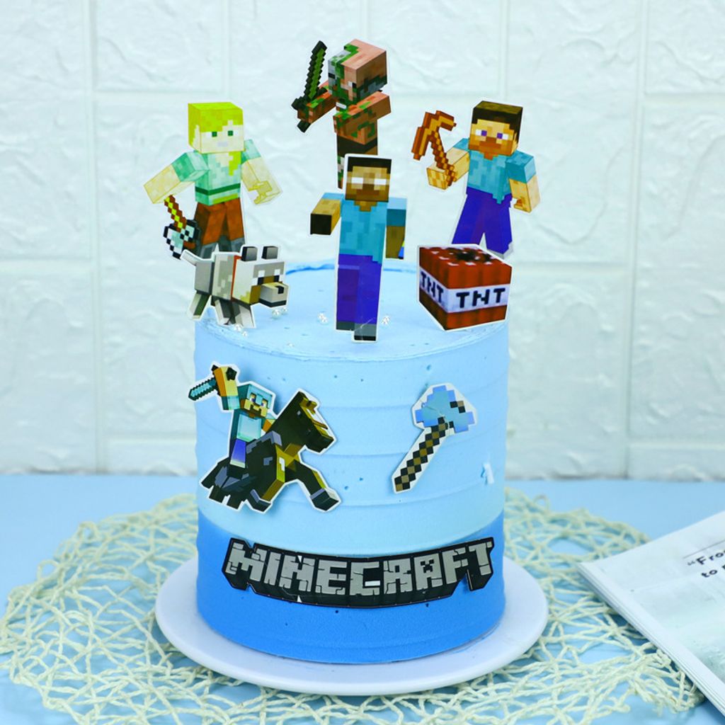 Minecraft Herobrine Cakes