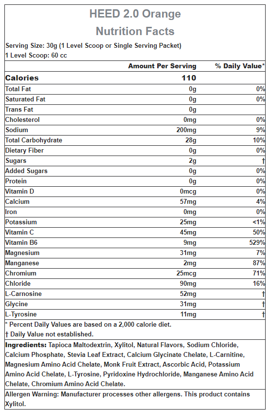 HEED - High Energy Electrolytes Drink – Hammer Nutrition Malaysia
