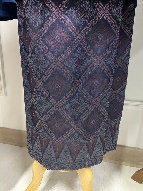 Kurung Songket Aliyah in Navy Blue – SheQeen | The Cotton Boutique
