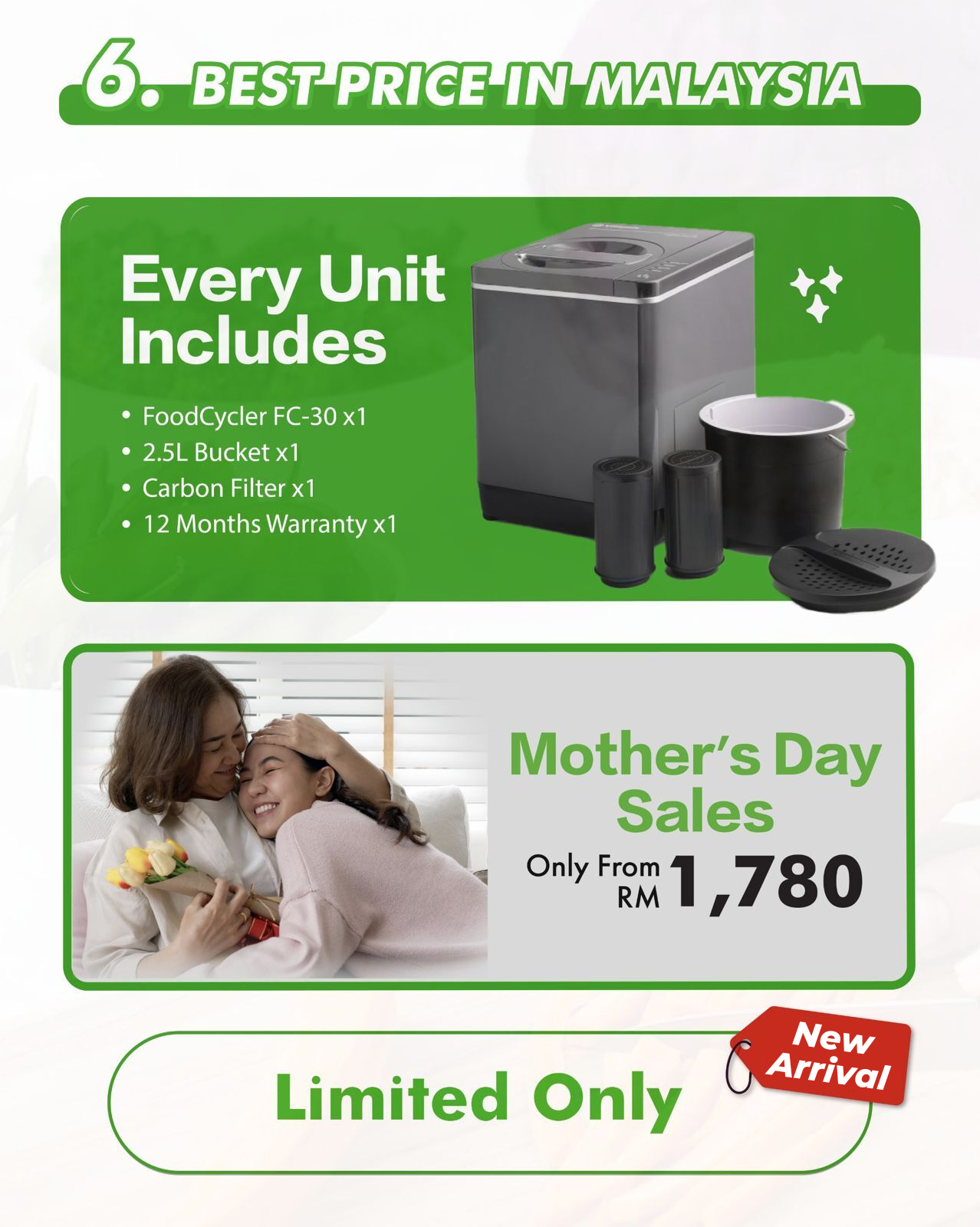 FoodCycler FC-30 - Food Waste Machine | Turn Kitchen Waste into Organic ...