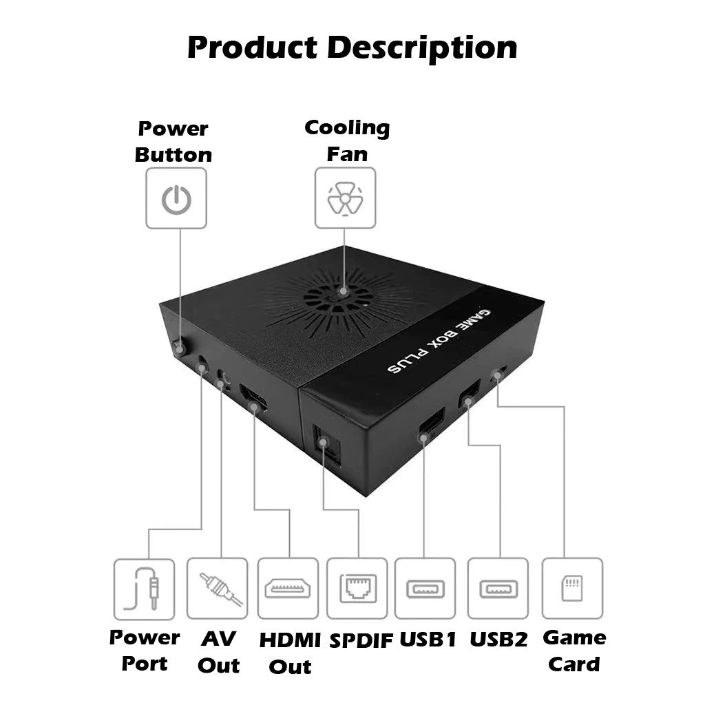GAME BOX PLUS 128GB With 10000 Games Console MR GAME Mrgame my game-box-plus-128gb-with-10000-games-console-mr-game-mrgame-my