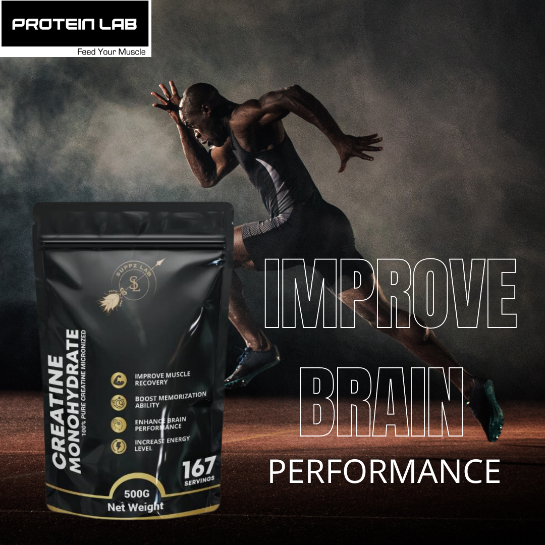 Suppz Lab 100% Micronized Creatine Monohydrate 500g (167 Servings ...