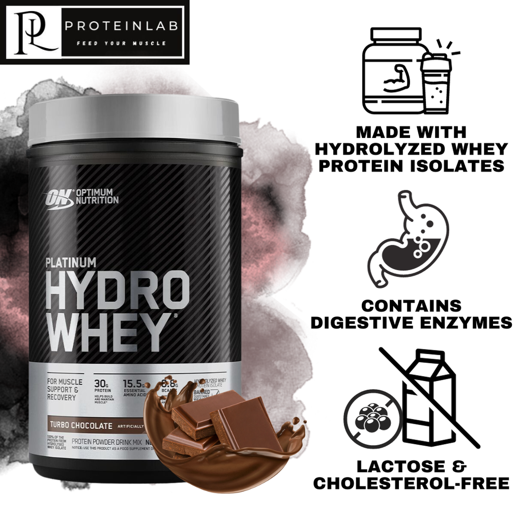 Optimum Nutrition On Platinum Hydrowhey 18lbs Proteinlab Malaysia Sport Supplement