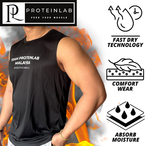 Team Protein Lab "This Month Nutrition Is Next Month Body" Singlet – Proteinlab Malaysia - Sport ...