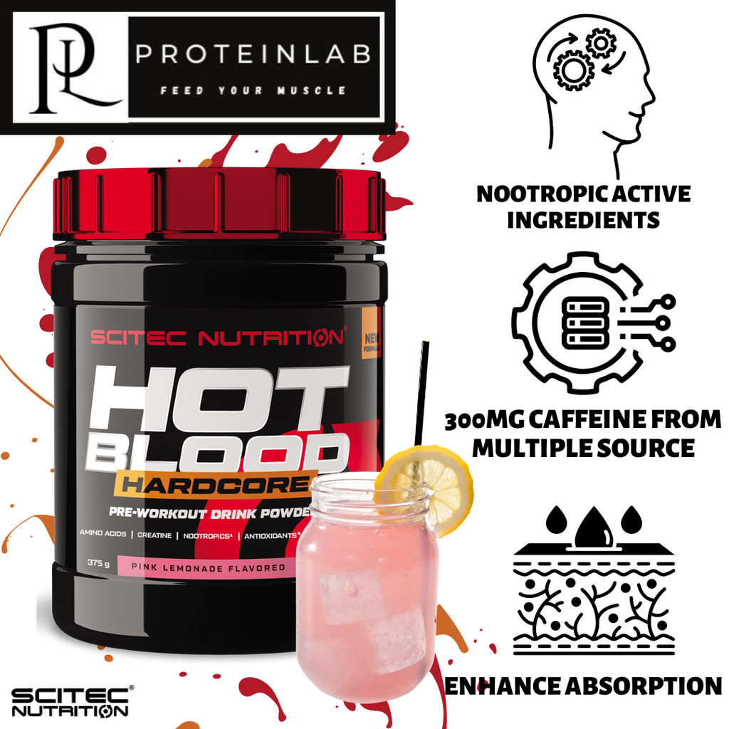 Scitec Nutrition Hot Blood Hardcore 375g (30 Servings) – Proteinlab ...