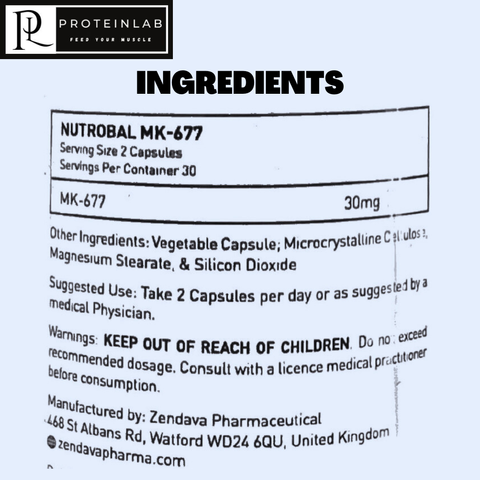 Zendava Pharmaceuticals Nutrobal (MK-677) – Proteinlab Malaysia - Sport ...