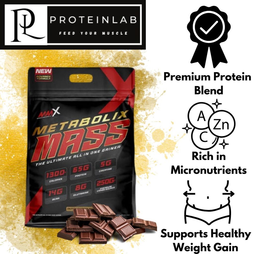 MMX Muscle Metabolix Mass Gainer Dutch Chocolate 13lbs (16 Servings ...