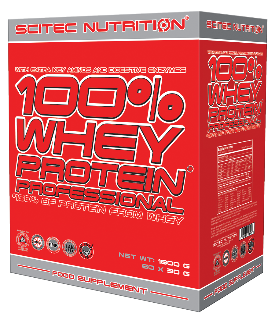 Scitec 100% Whey Protein Professional (60 Sachets X 30G) – Proteinlab ...
