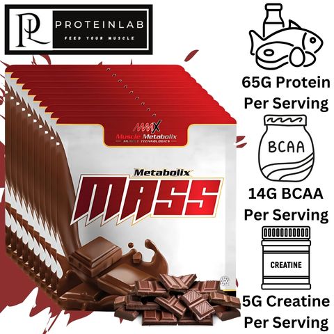 MMX Muscle Metabolix Mass (1 Serving / Pack of 10) – Premium Mass ...
