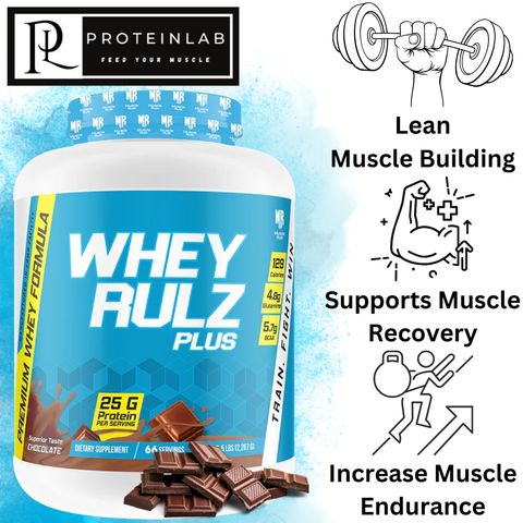 Musclerulz Whey Rulz Plus (5lbs) - Renowed For Purified Whey Protein ...