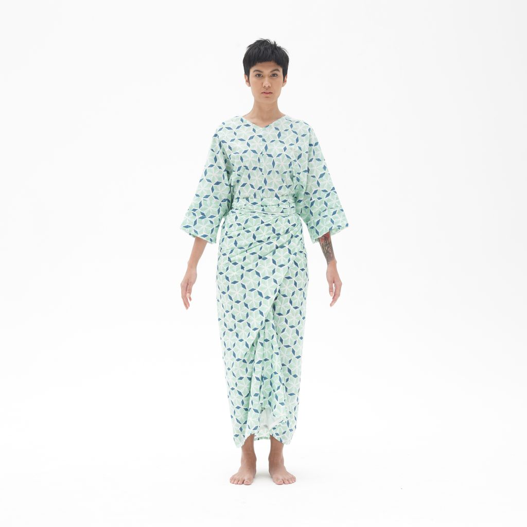 Kapten Batik x Saarat Kaftan Set - Mahas