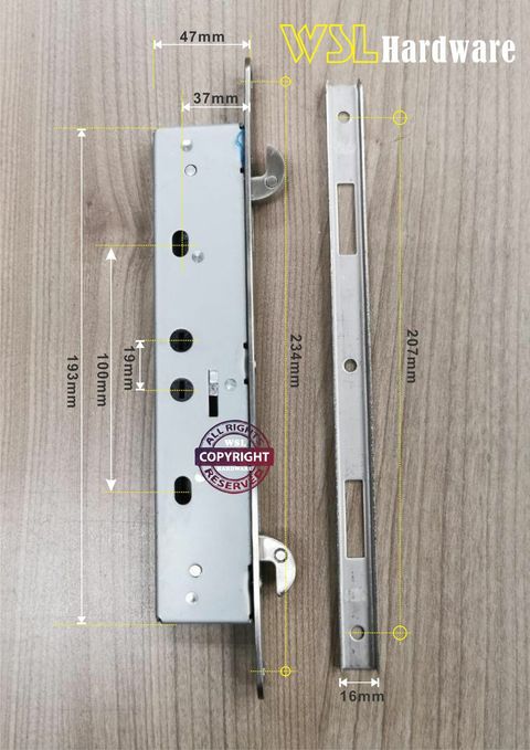602 Sliding Door Lock With Thumbturn And Key – wujinwu.store