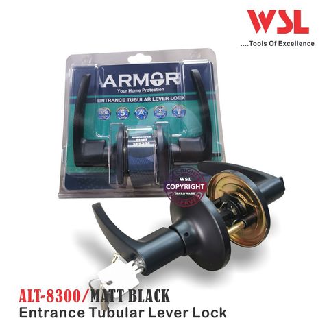 Armor Tubular Lever Lock ATL-8300 (ENTRANCE) SN With Key – wujinwu.store