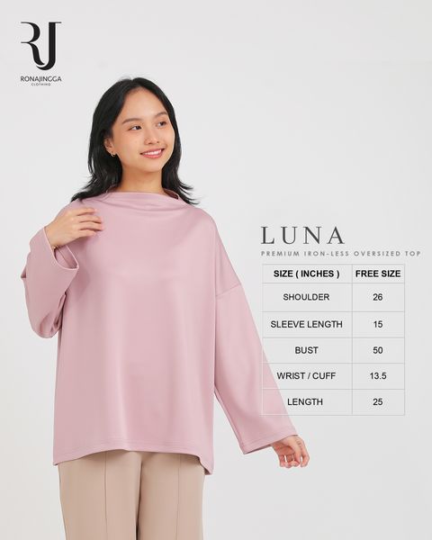 LUNA Premium Iron-less Oversized Top – RONA JINGGA